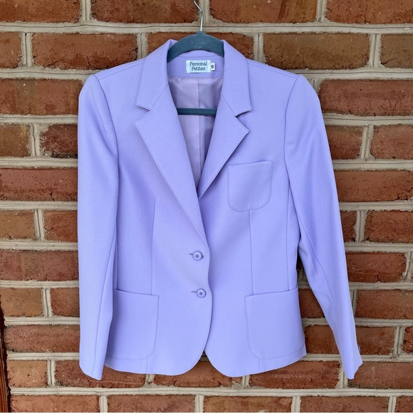 personal petites | Jackets & Coats | Vintage Washable Lavender Blazer ...